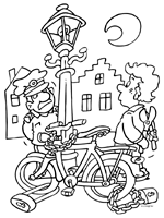 Fietsendief